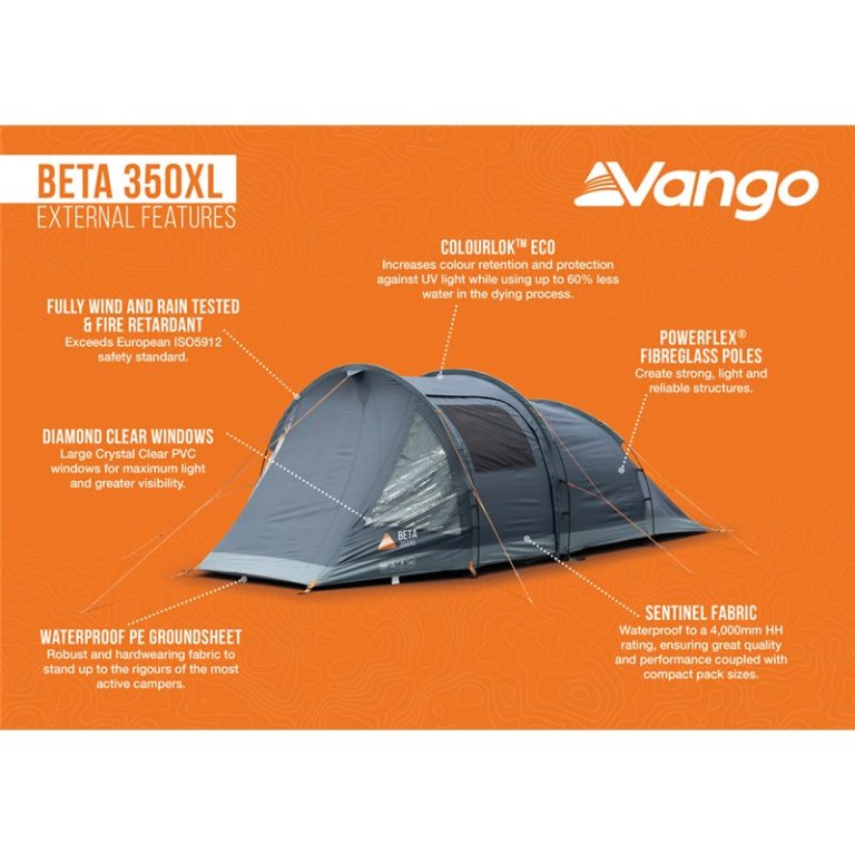 Vango Beta 350XL Tent - 2025 - Camping International